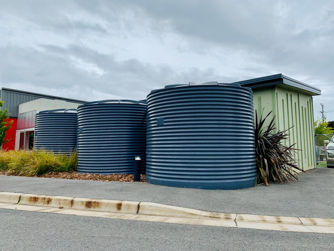 10,000 Litre Corrugated Poly Water Tank – Tankworld Tasmania