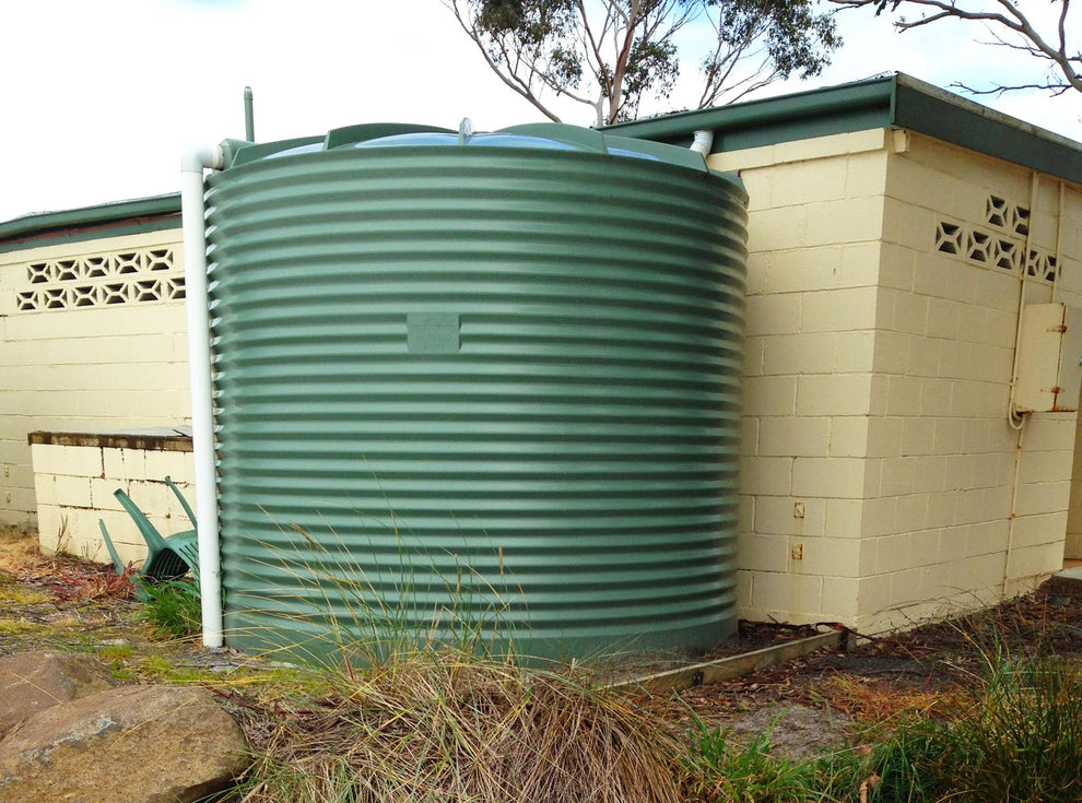 10,000 Litre Corrugated Poly Water Tank – Tankworld Tasmania